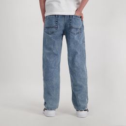 Cars Jeans Jungen 5-Pocket-Jeans "Jeans Garwell", blau, Gr. 11, Abriebeffekte, Denim/Jeans, Obermaterial: 99% Baumwolle, 1% Elasthan, Jeans