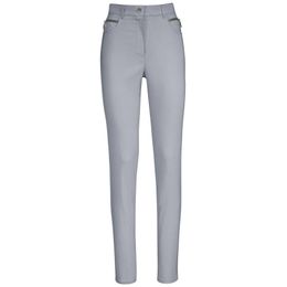 Stehmann Damen Stretch-Hose, grau, Gr. 72, unifarben, 72% Viskose, 25% Polyamid, 3% Elasthan, Hosen