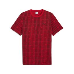 Puma Herren T-Shirt "Essentials Logo Lab T-Shirt Herren", rot, Gr. XS, bedruckt, 100% Baumwolle, Shirts