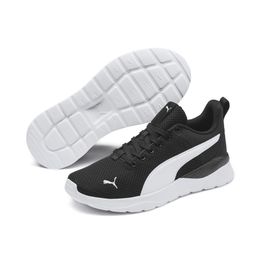 Puma Kinder Sneaker "Anzarun Lite Sneakers Jugendliche", Gr. 35,5, schwarz-wei&szlig;, Obermaterial: Synthetik, Textil. Futter: Textil. Innensohle: Textil.