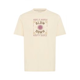 Blend Herren Rundhalsshirt "Rundhalsshirt BHJOEY", beige, Gr. XXL, Obermaterial: 100% Baumwolle CO., Shirts