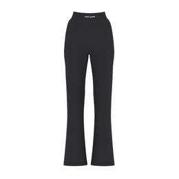 JOOP! JOOP JEANS Damen Schlaghose "Tuvana", schwarz, Gr. S, clean, unifarben, Web, Obermaterial: 71% Baumwolle, 22% Polyester, 7% Elasthan, Hosen, mit