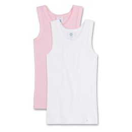 Sanetta M&auml;dchen Unterhemd "Unterhemd 2er Pack", Gr. 116, rosa, Obermaterial: 100% Baumwolle CO., Unterhemden