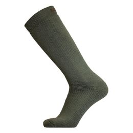 UphillSport Herren Socken "INARI", Gr. 35, gr&uuml;n, 74% Wolle, 25% Polyamid, 1% Elasthan, unifarben, Socken, mit mehrlagiger Struktur