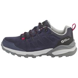 Jack Wolfskin Damen Wanderschuh "MTN GOAT LOW W", Gr. 39,5graphite, pink, Leder, Schuhe, Trekkingschuh