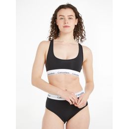 Damen Bralette "Modern Cotton", Calvin Klein Underwear, Gr. XS, schwarz, Jersey, Obermaterial: 53% Baumwolle, 35% Modal, 12% Elasthan, unifarben,