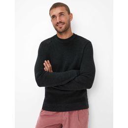 Brax Herren Rundhalspullover "Style ROY", grau, Gr. M, Strick, 44% Baumwolle, 29% Polyacryl, 27% Wolle, Pullover