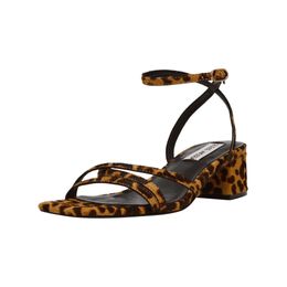 Steve Madden Damen Riemchensandale "Steve Madden Sandalen Leder", Gr. 39, braun, Leder, Schuhe