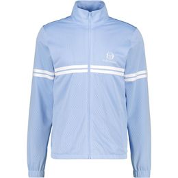 Sergio Tacchini Herren Trainingsjacke "ARTURO TJ Herren", weiß, Gr. XL, 100% POLYESTER, Jacken, Trainingsjacke Herren, leichte Jacke, Retro,