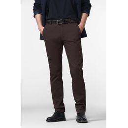 MEYER Herren Chinos "BONN", rot, Gr. 48, unifarben, 54% Baumwolle;44% Polyester;2% Elasthan, Hosen, mit Micro Print
