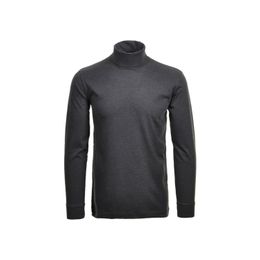 Ragman Herren Sweatshirt "Longsleeve Langarm Basic Rollkragen Regular Fit", grau, Gr. XXL, Obermaterial: 100% Baumwolle CO., Sweatshirts