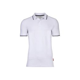 JOOP! JOOP JEANS Herren Poloshirt "Poloshirt 15 JJJ-04Agnello 10019372", weiß, Gr. L, Obermaterial: 95% Baumwolle CO(Bio). 5% Elasthan EL., Shirts