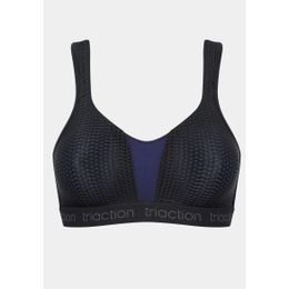 Damen Sport-BH "Triaction Energy Lite N EX", triaction by Triumph, Gr. 75, schwarz, Single Jersey, Obermaterial: 45% Polyamid, 41% Polyester, 14%