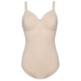 SuSa Damen Body "Body mit Bügel Montreal", Gr. 90, beige, Obermaterial: 74% Polyamid PA. 26% Elasthan EL., Bodys