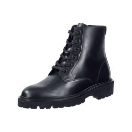 Gant Damen Schnürstiefelette "Gant Stiefelette Lederimitat", Gr. 37, schwarz, Lederimitat, Schuhe