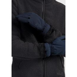 Jack Wolfskin Damen Fleecehandschuhe "HIGHLOFT GLOVE W", blau, Gr. M, Materialmix, Handschuhe