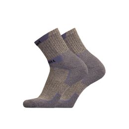 UphillSport Damen Socken "HETTA SUMMER 2er Pack", Gr. 35, blau, 30% Polyester, 28% Polyamid, 21% Wolle, 20% Polypropylen, 1% Elasthan, mehrfarbig,