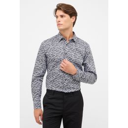 Eterna Herren Langarmhemd "SLIM FIT", schwarz, Gr. 40, Twill, 100% Baumwolle, Hemden, NON IRON (b&uuml;gelfrei)
