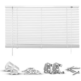 Jalousie GOOD LIFE, B:60cm H:160cm, wei&szlig;, Jalousien, "Matti", Klemmfix-Jalousie aus Aluminium