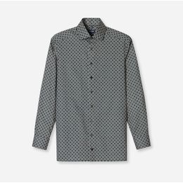 OLYMP Herren Langarmhemd "Luxor modern fit", blau, Gr. 38, Web, Obermaterial: 100% Baumwolle, Hemden, Royal Kentkragen, Businesshemd