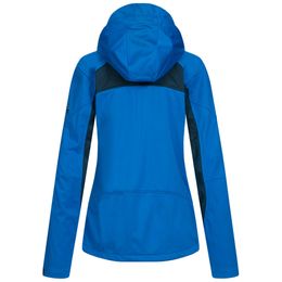 DEPROC Active Damen Softshelljacke "Downton Peak WOMEN", blau, Gr. 42, 96% Polyester; 4% Elastan, Jacken, auch in Gro&szlig;en Gr&ouml;&szlig;en erh&auml;ltlich