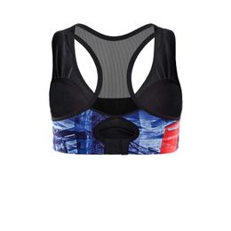 WINSHAPE Damen Sport-BH "PUSB103-London", blau, Gr. XS, 80% Polyester, 20% Elasthan, BHs, Mesh Push-up BH