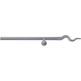 Vorhangstange GOOD LIFE, L:160cm &Oslash;:20mm, grau, Metall, Gardinenstangen, "Sepa"