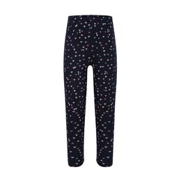 happy girls M&auml;dchen Strickleggings, blau, Gr. 134, bedruckt, Feinstrick, Obermaterial: 60% Polyester, 35% Baumwolle, 5% Elasthan, Hosen, im s&uuml;&szlig;en