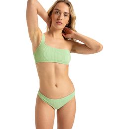 Roxy Damen Bikini-Hose "Aruba", gr&uuml;n, Gr. XS, Obermaterial: 92% Polyester, 8% Elasthan;, Badehosen