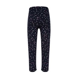 happy girls M&auml;dchen Strickleggings, blau, Gr. 128, bedruckt, Feinstrick, Obermaterial: 60% Polyester, 35% Baumwolle, 5% Elasthan, Hosen, im s&uuml;&szlig;en