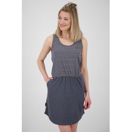 alife and kickin ALIFE & KICKIN Damen Jerseykleid "Damen RosalieAK", blau, Gr. M, 65% Baumwolle, 35% Polyester, Kleider