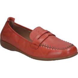 Josef Seibel Damen Ballerina "Fenja 21, rot", Gr. 36rot, Obermaterial: 100% Rindsleder Leather cow., Schuhe