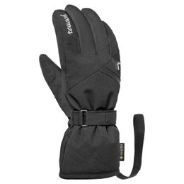 Reusch Damen Skihandschuhe "Alba GORE-TEX", schwarz, Gr. 7,5, unifarben, 100% Polyester, Handschuhe, in wasserdichter und atmungsaktiver Qualit&auml;t