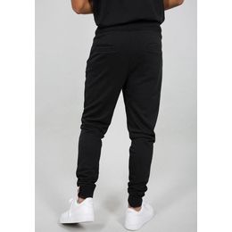 Herren Sweathose "BIG LETTERS JOGGER", schwarz, Gr. XXXL, Alpha Industries, bedruckt, angeraute Sweatware, Obermaterial: 80% Baumwolle, 20%
