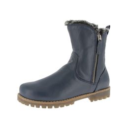 Andrea Conti Damen Stiefelette "Andrea Conti Stiefelette Lederimitat", Gr. 41, blau, Lederimitat, Schuhe