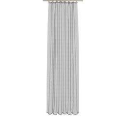 Gardine WIRTH, B:450cm H:225cm, grau, Jacquard, Polyester, Wohnzimmer, Gardinen, "Chiara"