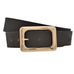 AnnaMatoni Damen Lederg&uuml;rtel "AnnaMatoni Lederg&uuml;rtel Flora Lederg&uuml;rtel Flora", schwarz, Gr. 130, 100% Leder, G&uuml;rtel