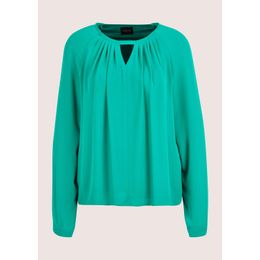 Madeleine Mode MADELEINE Damen Langarmbluse "Bluse Bluse", blau, Gr. 36, Obermaterial: 100% Polyester PES., Blusen