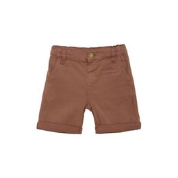 EN FANT Jungen Chinoshorts "Chinoshorts ENShorts", braun, Gr. 128, Obermaterial: 98% Baumwolle CO. 2% Elasthan EL., Hosen