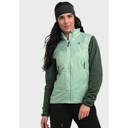 Sch&ouml;ffel SCH&Ouml;FFEL Damen Fleecejacke "Hiking Hybrid Jk Style Cascata WMS", gr&uuml;n, Gr. 42, Oberstoff: 100% Nylon; Futter: 100% Polyester; Wattierung: 100%