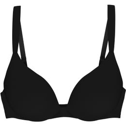 Triumph Damen B&uuml;gel-BH "Body Make-Up Illusion", Gr. 75schwarz, Microtouch, Obermaterial: 49% Polyamid, 35% Polyester, 16% Elasthan, Basic, BHs, mit