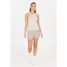 ENDURANCE ATHLECIA ATHLECIA Damen Shorts "Arilay", grau, Gr. 44, unifarben, 91% Polyester, 9% Elasthan, Hosen, mit bequemem 4-Wege-Stretch