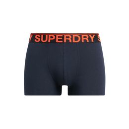 Superdry Herren Boxershorts "Boxershort TRUNK TRIPLE PACK 3er Pack", Gr. XL, blau, Obermaterial: 95% Baumwolle CO. 5% Elasthan EL., Unterhosen