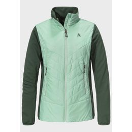 Sch&ouml;ffel SCH&Ouml;FFEL Damen Fleecejacke "Hiking Hybrid Jk Style Cascata WMS", gr&uuml;n, Gr. 42, Oberstoff: 100% Nylon; Futter: 100% Polyester; Wattierung: 100%