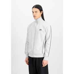 Damen Umstandsjacke "Track Suit SL Jacket", grau, Gr. L, Alpha Industries, Obermaterial: 80% Baumwolle, 20% Polyester, Jacken