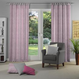 Vorhang WIRTH, B:135cm H:175cm, lila, Polyacryl, Polyester, Wohnzimmer, Gardinen, "Coventry"