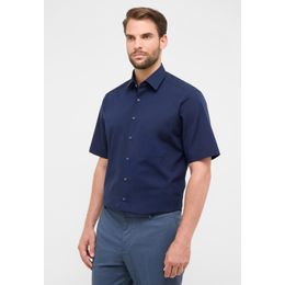 Eterna Herren Kurzarmhemd "COMFORT FIT", blau, Gr. 46, 100% Baumwolle, Hemden, NON IRON (b&uuml;gelfrei)