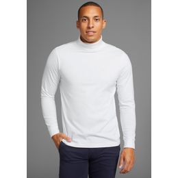 Bruno Banani Herren Rollkragenshirt, wei&szlig;, Basic, Gr. XL, unifarben, Obermaterial: 100% Baumwolle, Shirts, auch zum Unterziehen