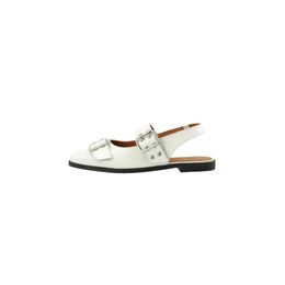 Ca'Shott CA'SHOTT Damen Ballerina "Ca'Shott Ballet flats CASDIANA", Gr. 39, wei&szlig;, Obermaterial: 100% Leder, Schuhe