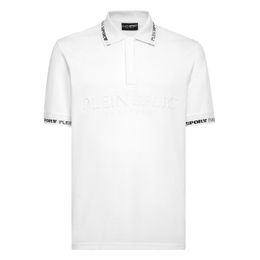 Plein Sport Jungen Poloshirt "Statement", wei&szlig;, Gr. XL, Obermaterial: 100% Baumwolle, Shirts